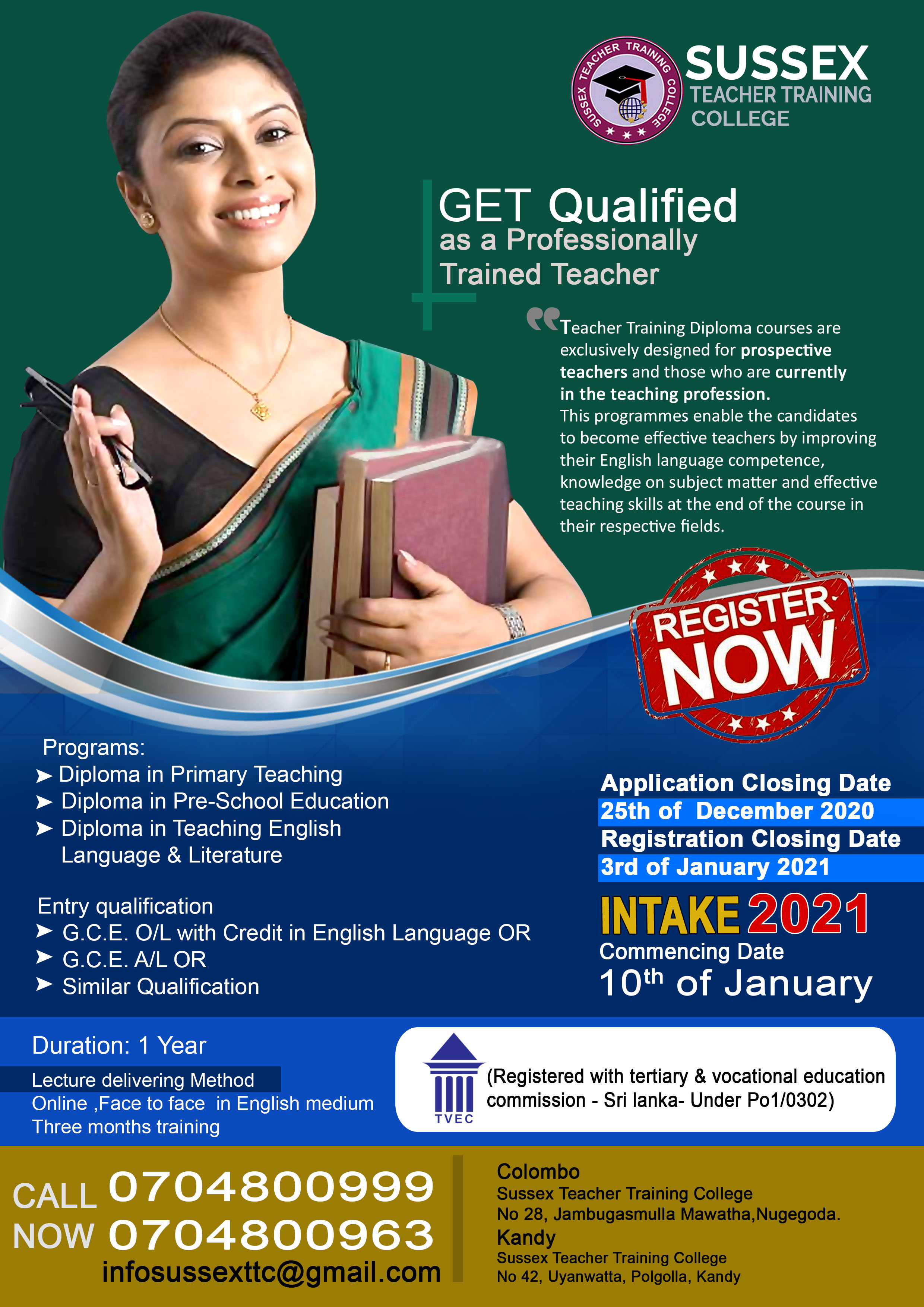 News | Sussex Teacher Training College